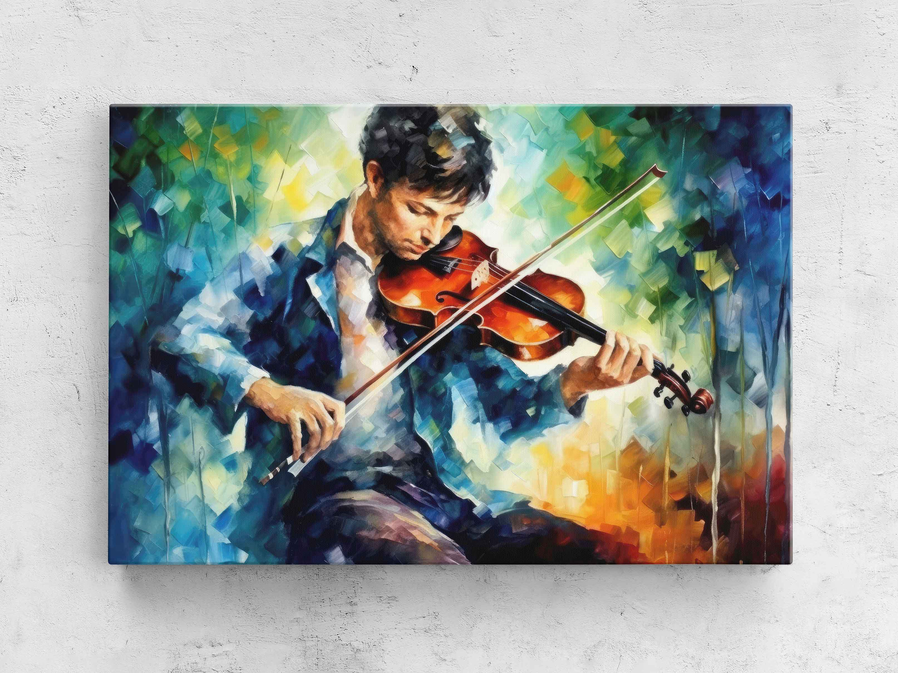 Palette With Violin
