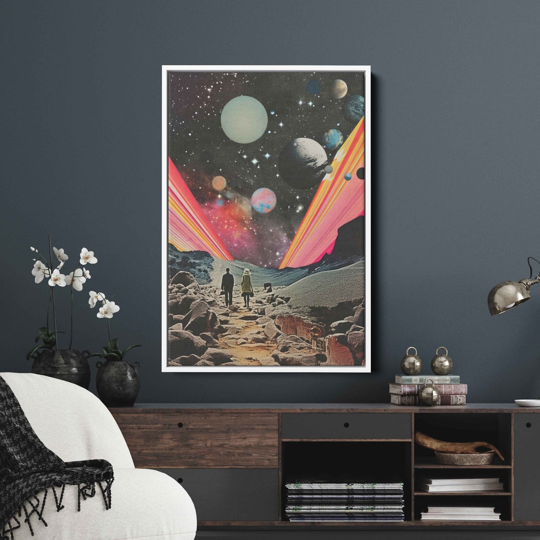 Multiverse Space Collage, Planets, Cosmos, Astronomy, Surrealism Art ...