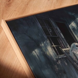 Ghostly Figure Sitting in Creaky Old Rocking Chair on Porch of ...