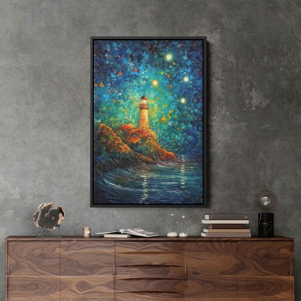Abstract Paintings of Lighthouse - Etsy