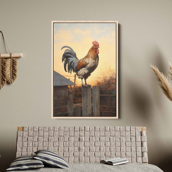 Rooster Framed Art - Etsy