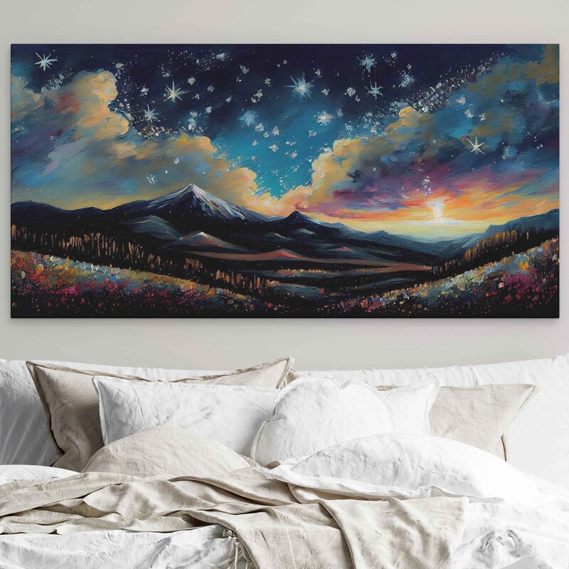 Starry Sky Painting - Etsy