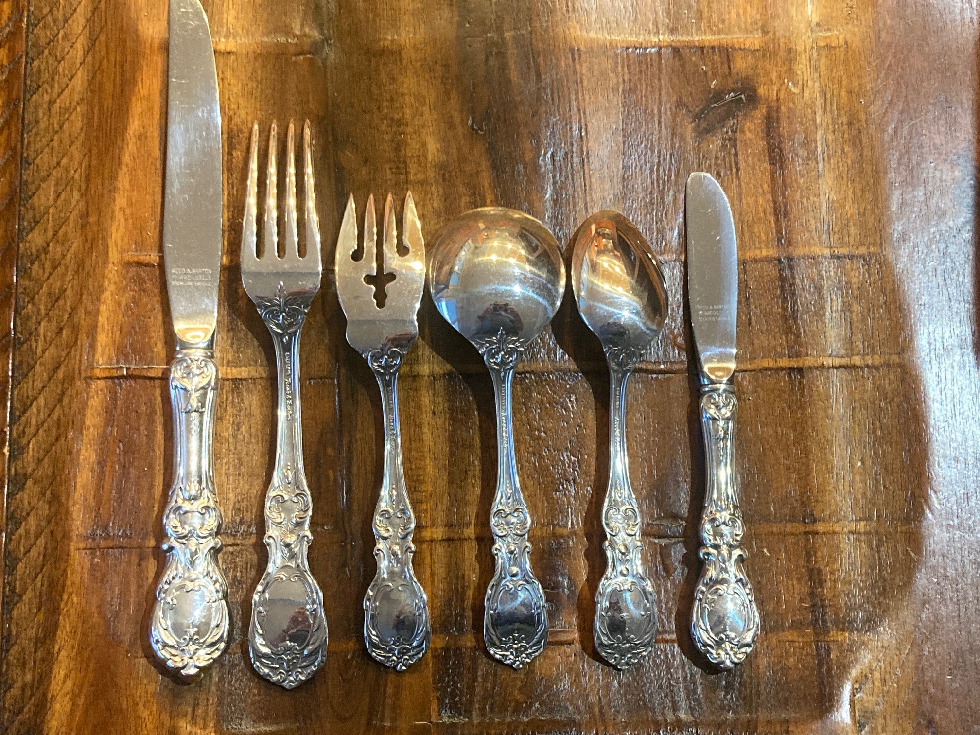 6 Pc Heavy MINT FRANCIS 1 1st Reed & Barton Sterling Silver Place ...