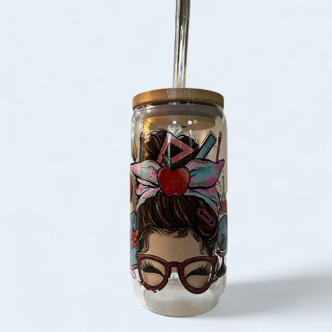 Teacher Glass Education Glass Favorite Teacher School Teacher - Etsy