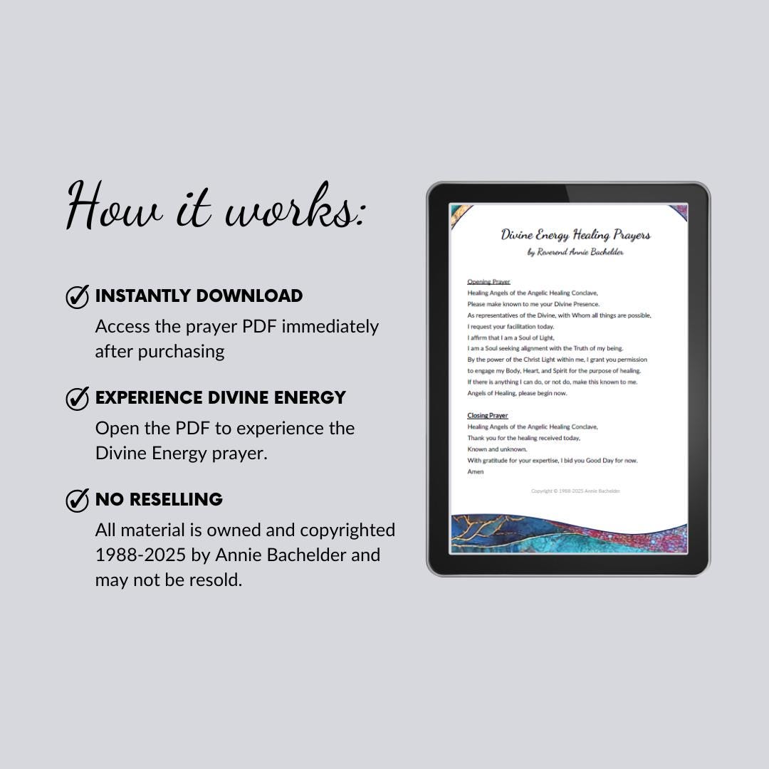 Divine Energy Healing Prayer – Instant Download PDF - Etsy