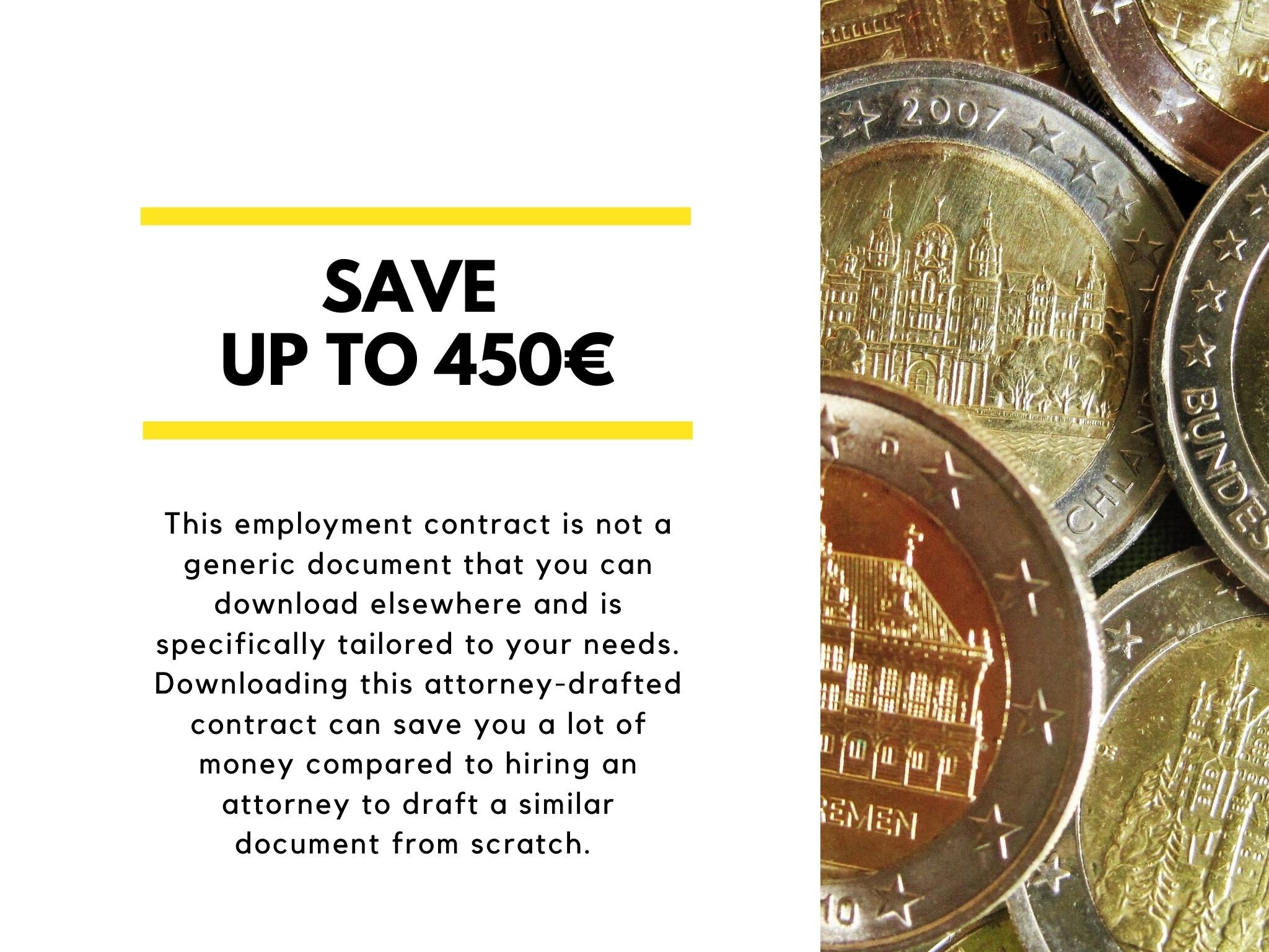 EC Belgium Employment Agreement Contract Template, Bilingual English ...