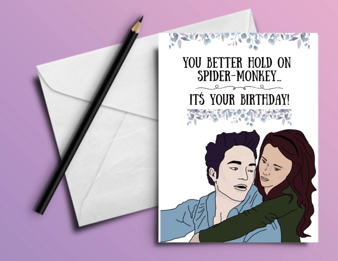 Printable Twilight-themed Birthday Card - Etsy