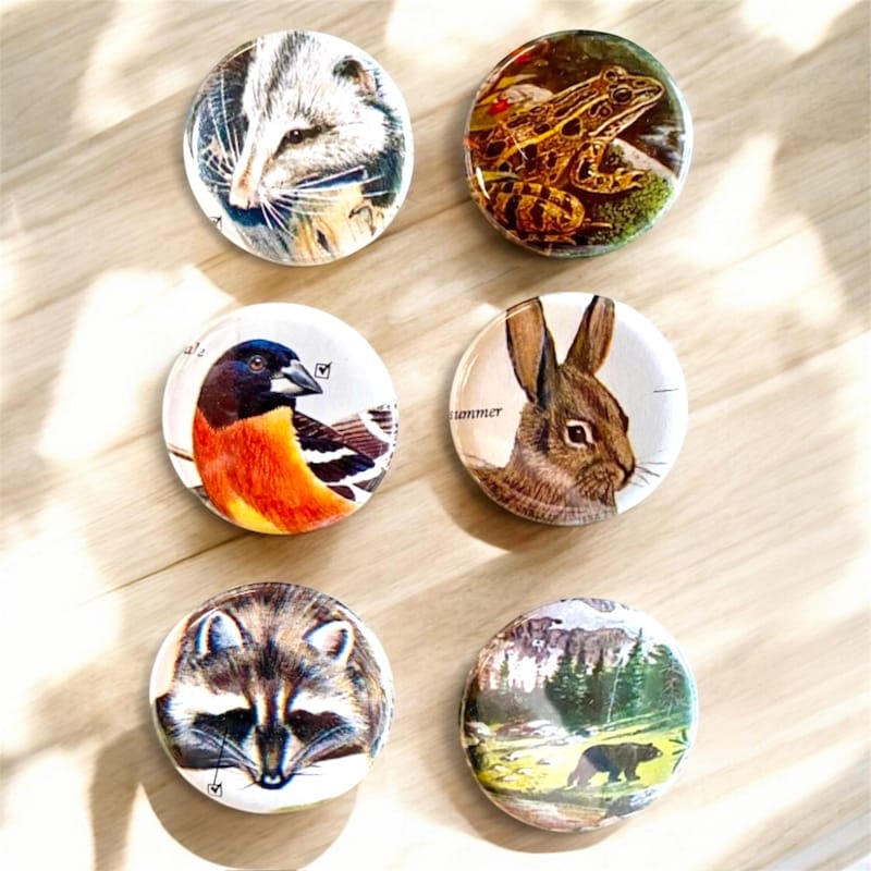 Upcycled Button Pin Book - Etsy