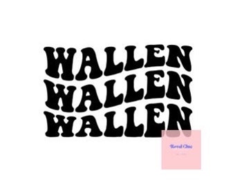 Wallen Svg and Png, Last Night, Wallen Silhouette Png and Svg Files - Etsy