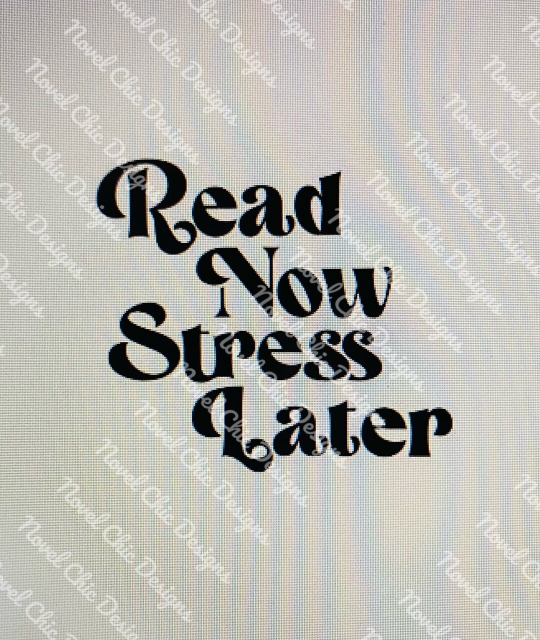 Read Now Stress Later SVG - Etsy