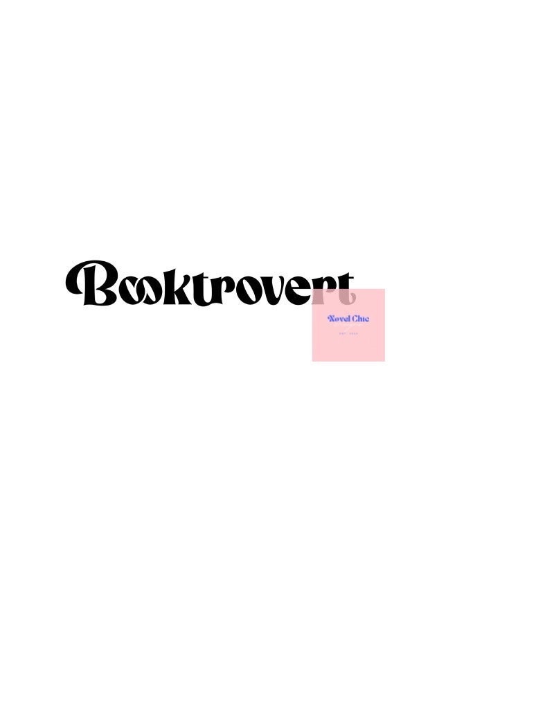 Booktrovert SVG - Etsy