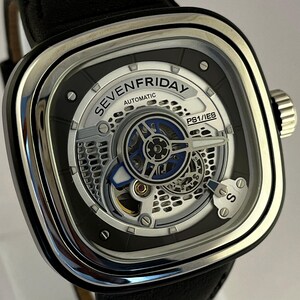 Vintage SEVENFRIDAY Automatic White Dial Analog Men's Wrist Watch With ...