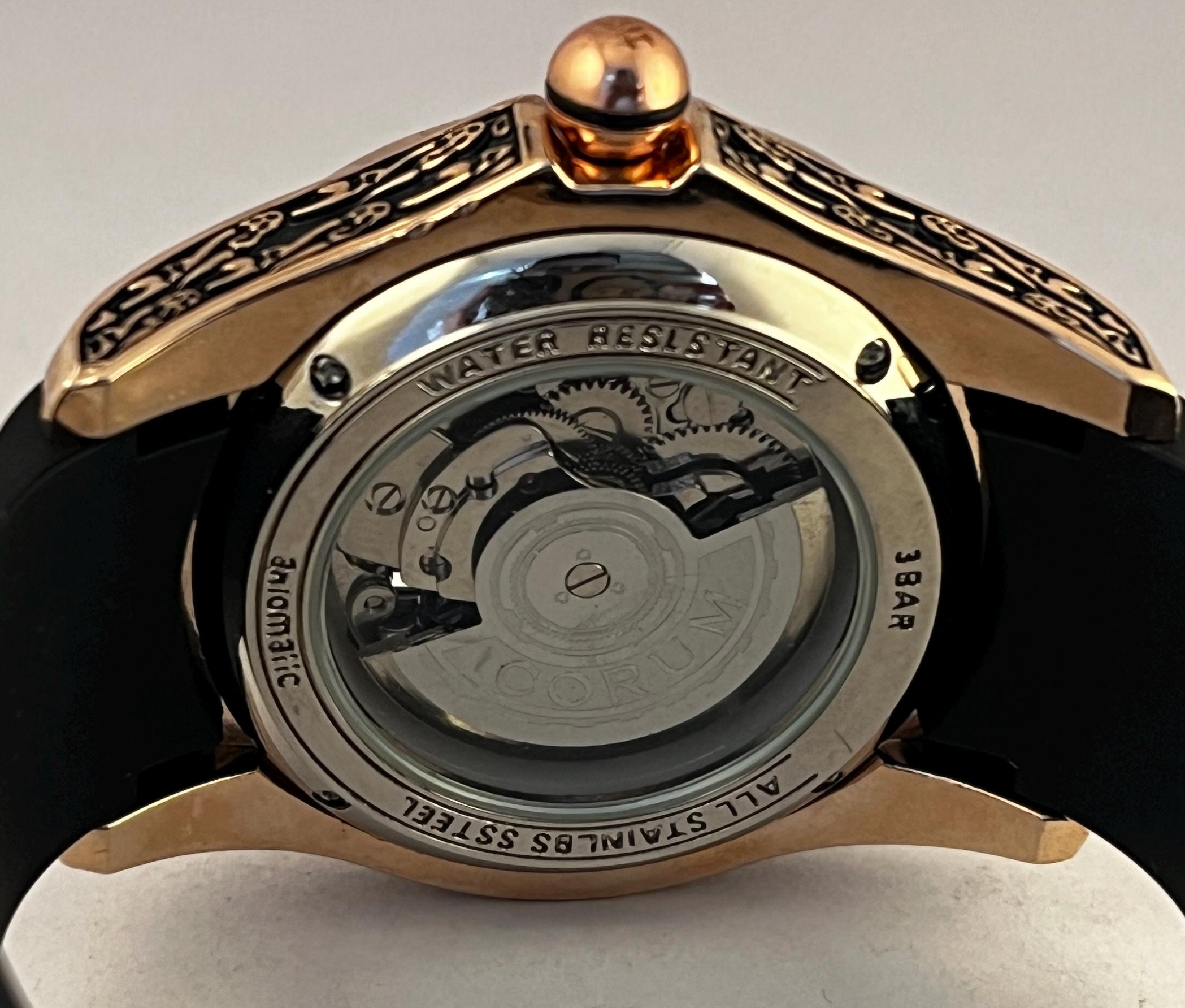 Vintage Corum Automatic Black Dial Analog Men's Wrist Watch Free ...