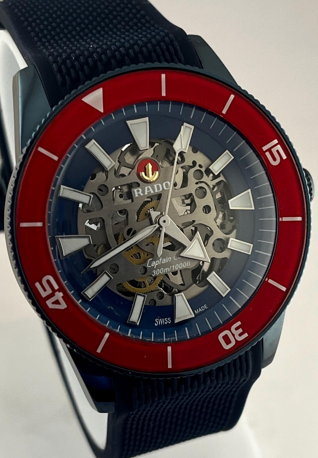 Vintage RADO Captain Cook Automatic Silver Dial Men's Wrist Watch Free ...