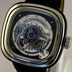 Vintage SEVENFRIDAY Automatic White Dial Analog Men's Wrist Watch With ...