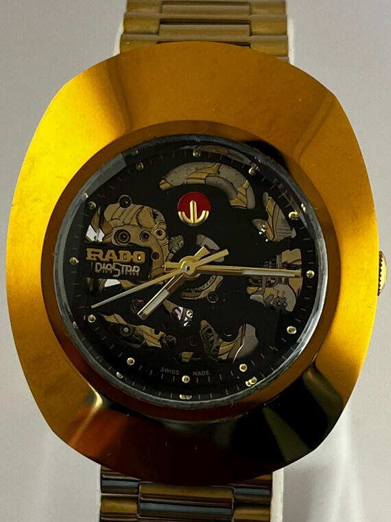 Vintage RADO DIASTAR Automatic Black Dial Men's Wrist… - Gem