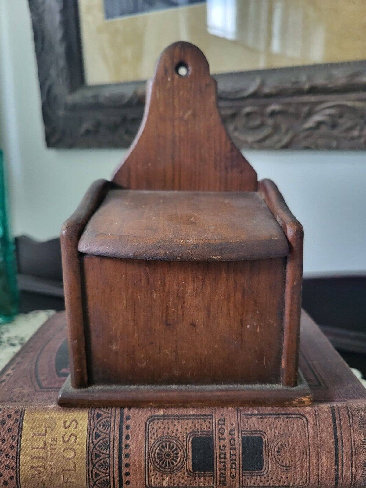 Antique Wooden Salt Boxes