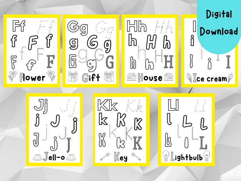 Printable ABC Coloring Book | Printable Alphabet Coloring Book ...