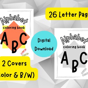 Printable ABC Coloring Book | Printable Alphabet Coloring Book ...