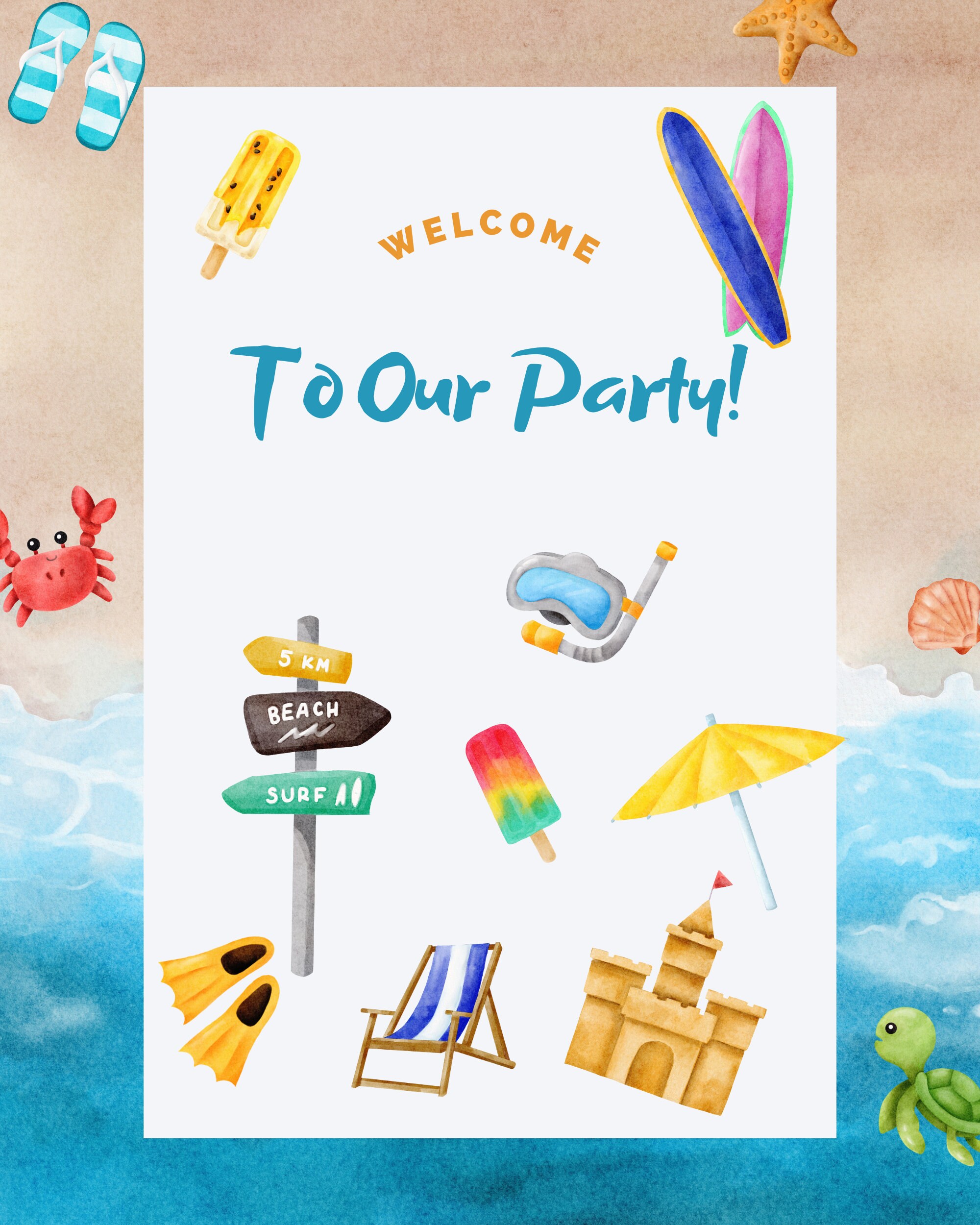 Editable Food Signs for Birthday, Sign for Party, Event, Edit With ...