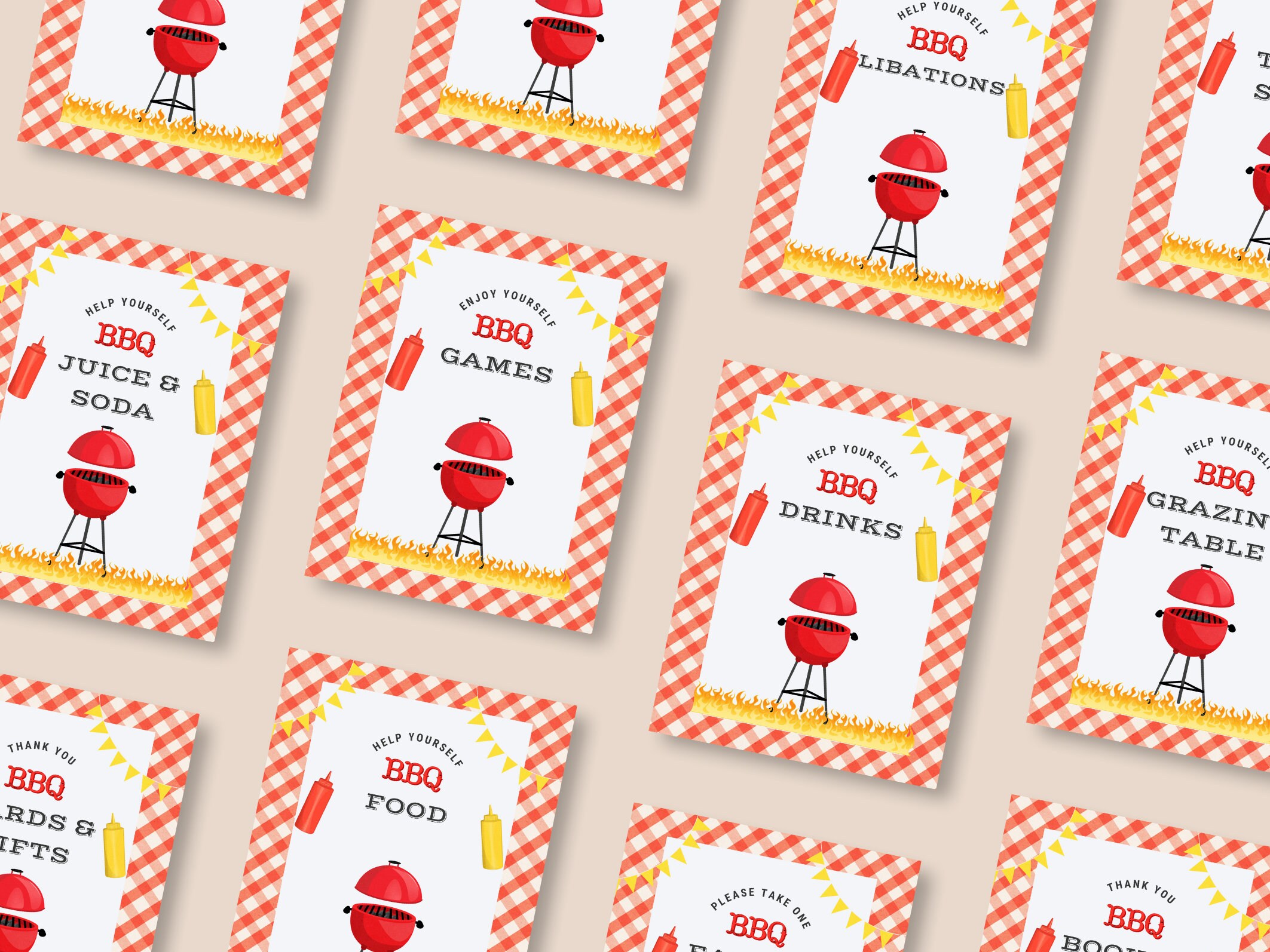 Editable Food Signs for Birthday, Sign for Party, Event, Edit With ...