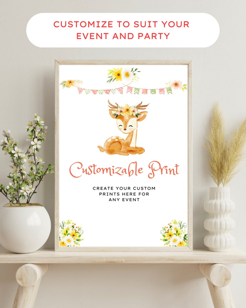 Editable 5x7 Birthday Invitation Template DIGITAL DOWNLOAD - Etsy