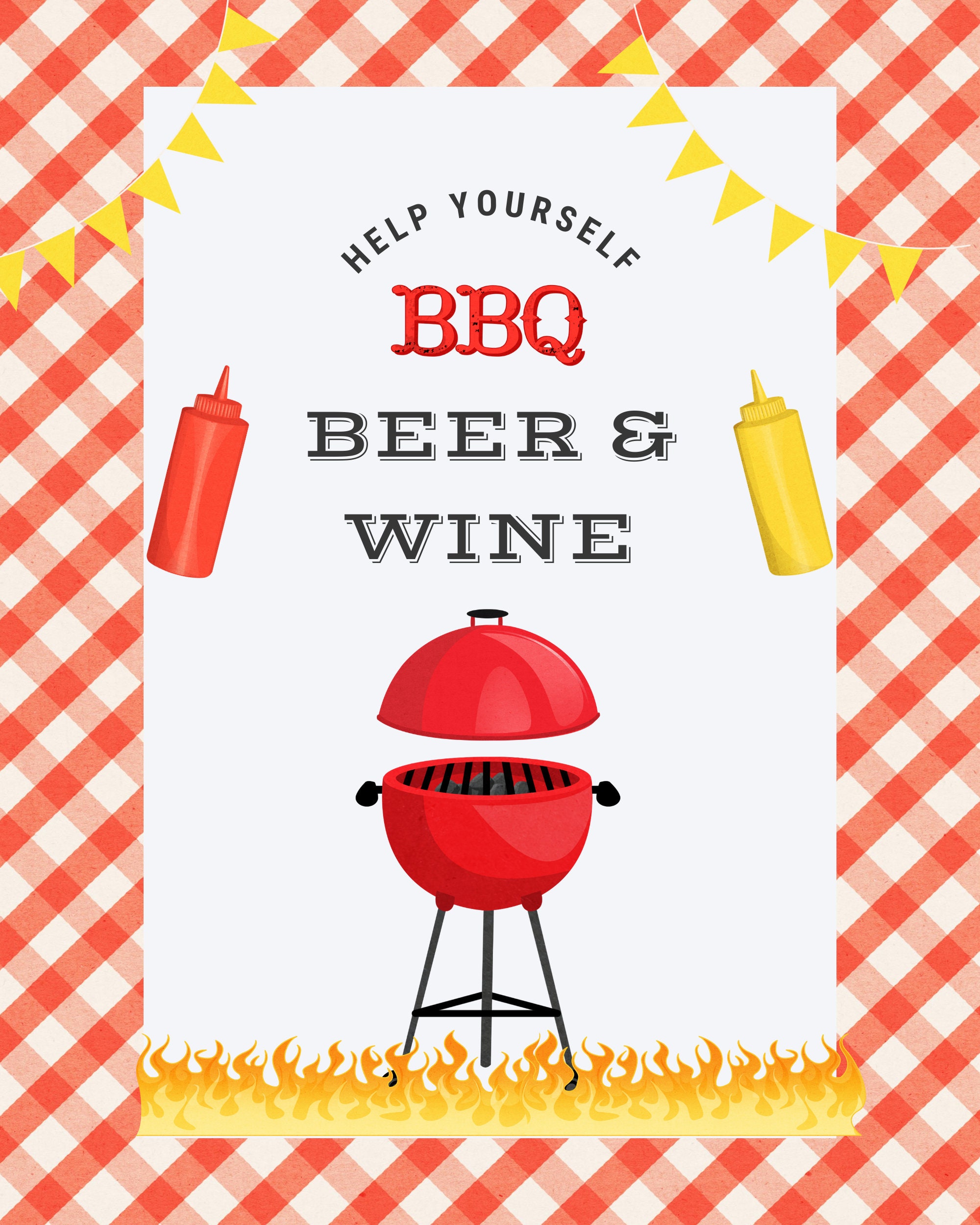 Editable Food Signs for Birthday, Sign for Party, Event, Edit With ...