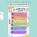 Classroom Rules Poster for Kids Printable Cute Positive Kindergarten ...