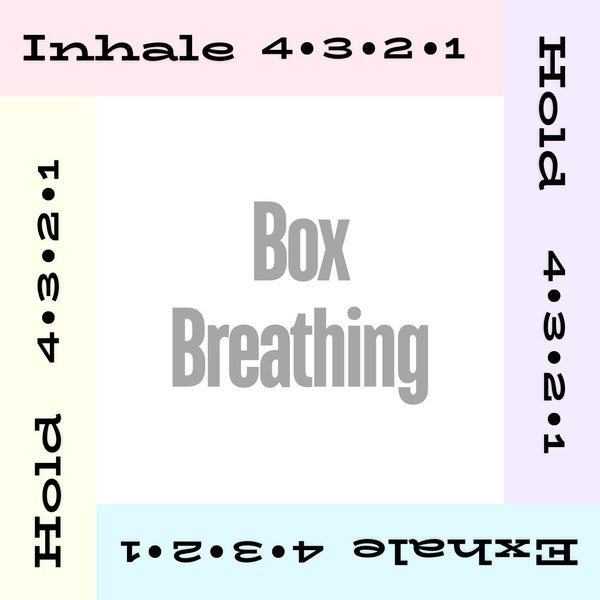 Box Breathing Stickers - Etsy