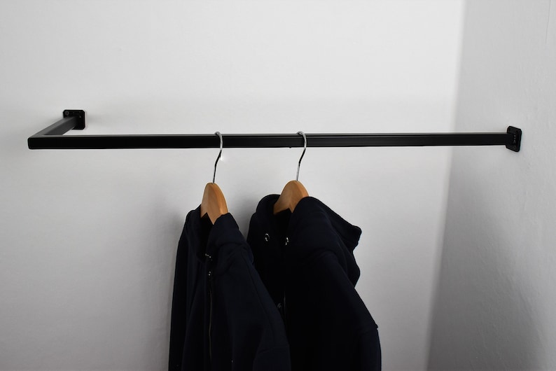 Kleiderstange L-Form Garderobe Eckkleiderstange Garderobenstange Metall ...