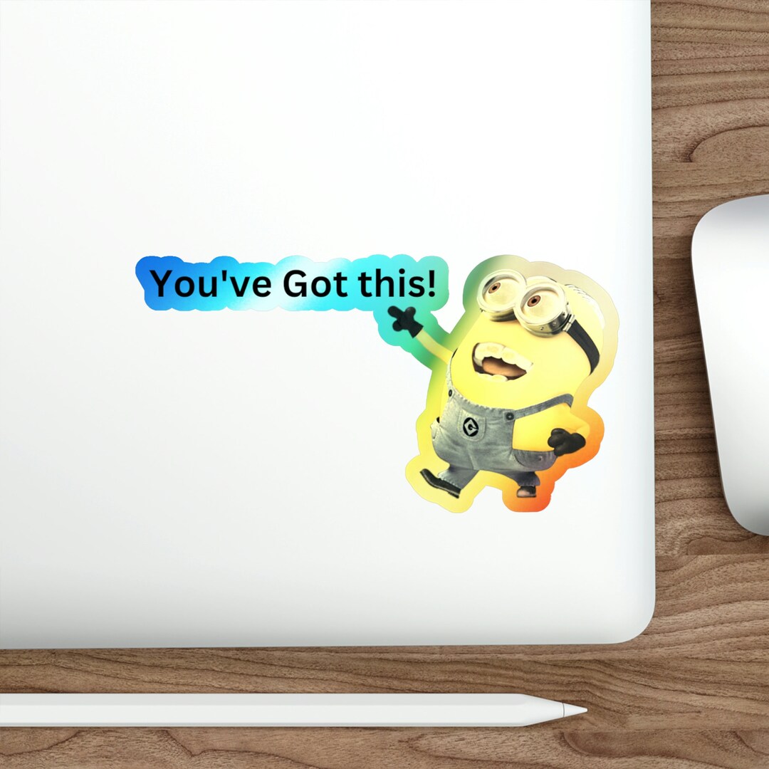 Motivational Minion Sticker - Etsy