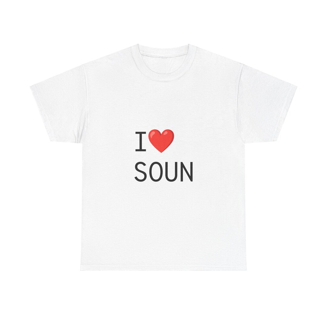 I Love SOUN T-shirt, AI Stock Supporter Tee, to the Moon, Unisex Cotton ...