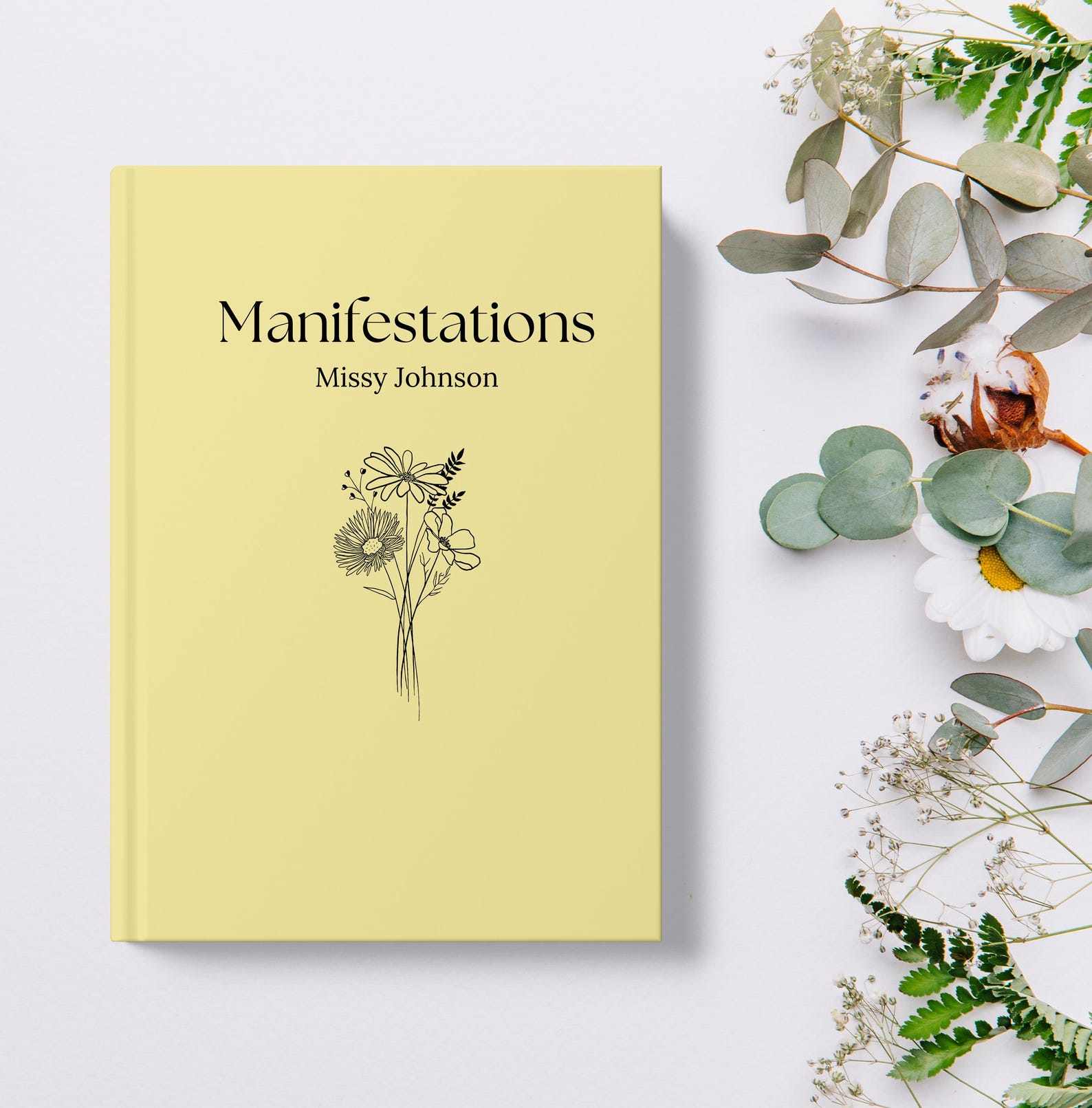 Manifestations Journal, Personalized Hardcover Diary, Custom ...