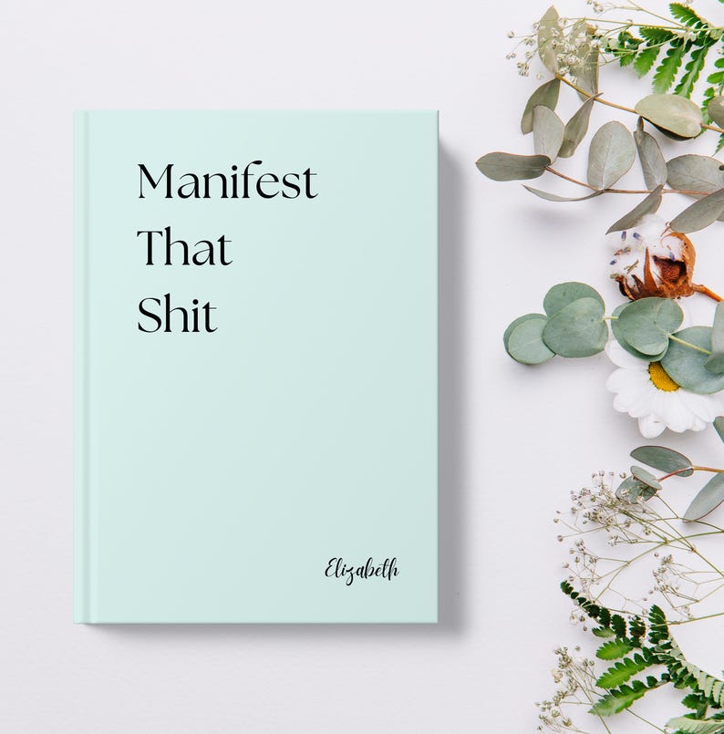 Manifestation Journal, Mindset Notebook, Personalized Diary ...