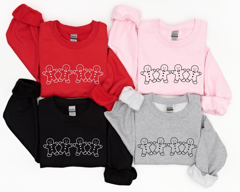 Gingerbread Sweatshirt, Cute Christmas Hoodie, Gingerbread Man Tshirt ...