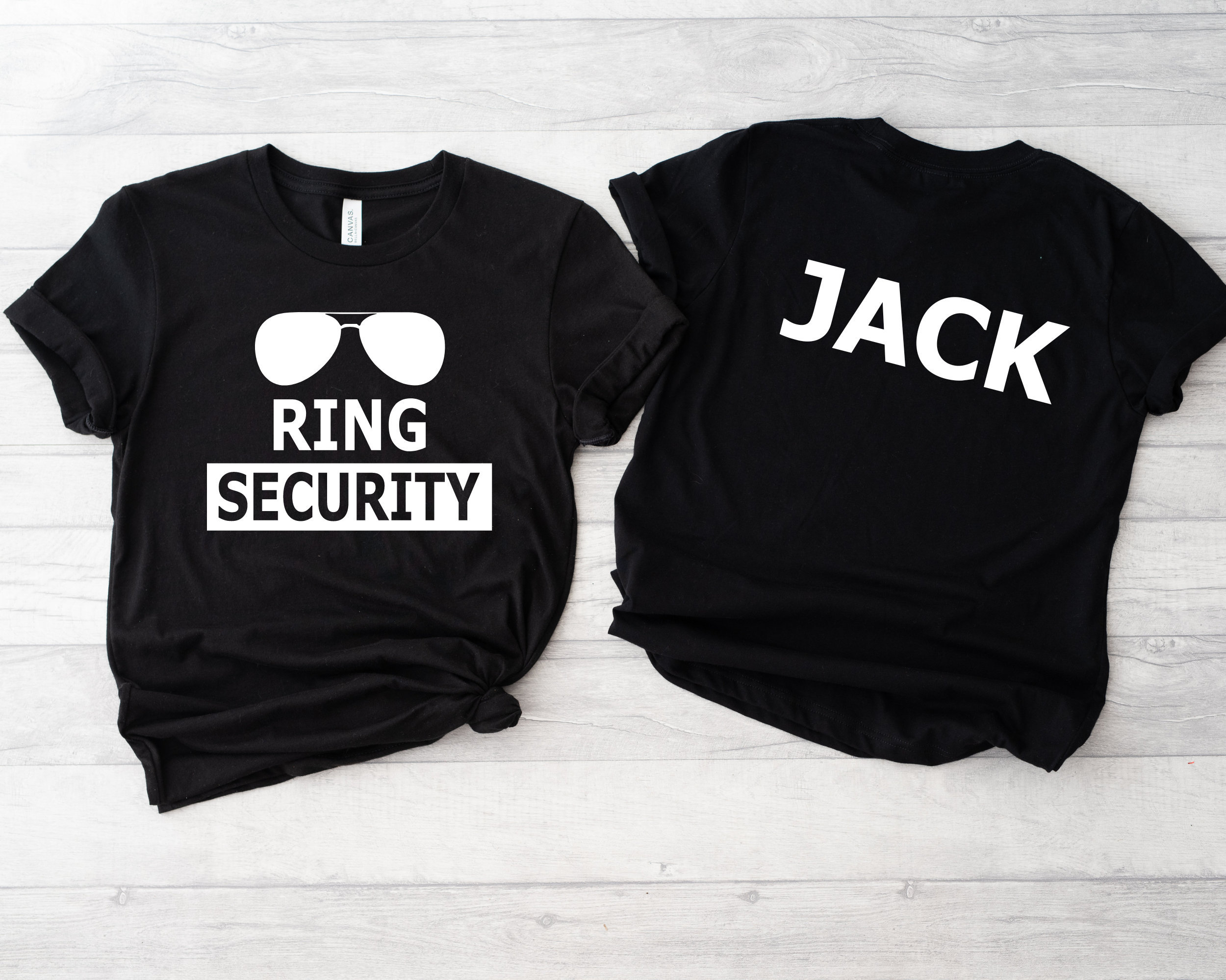 Ring Security Shirt, Custom Ring Security Boys Shirt, Bridal Party ...