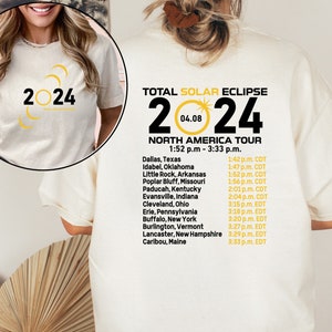 Total Solar Eclipse 2024 Shirt, Trend Shirt, April 8th 2024 Shirt ...