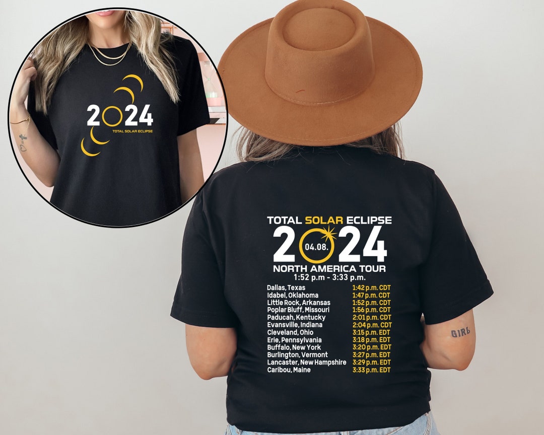 Total Solar Eclipse 2024 Shirt, Trend Shirt, April 8th 2024 Shirt ...