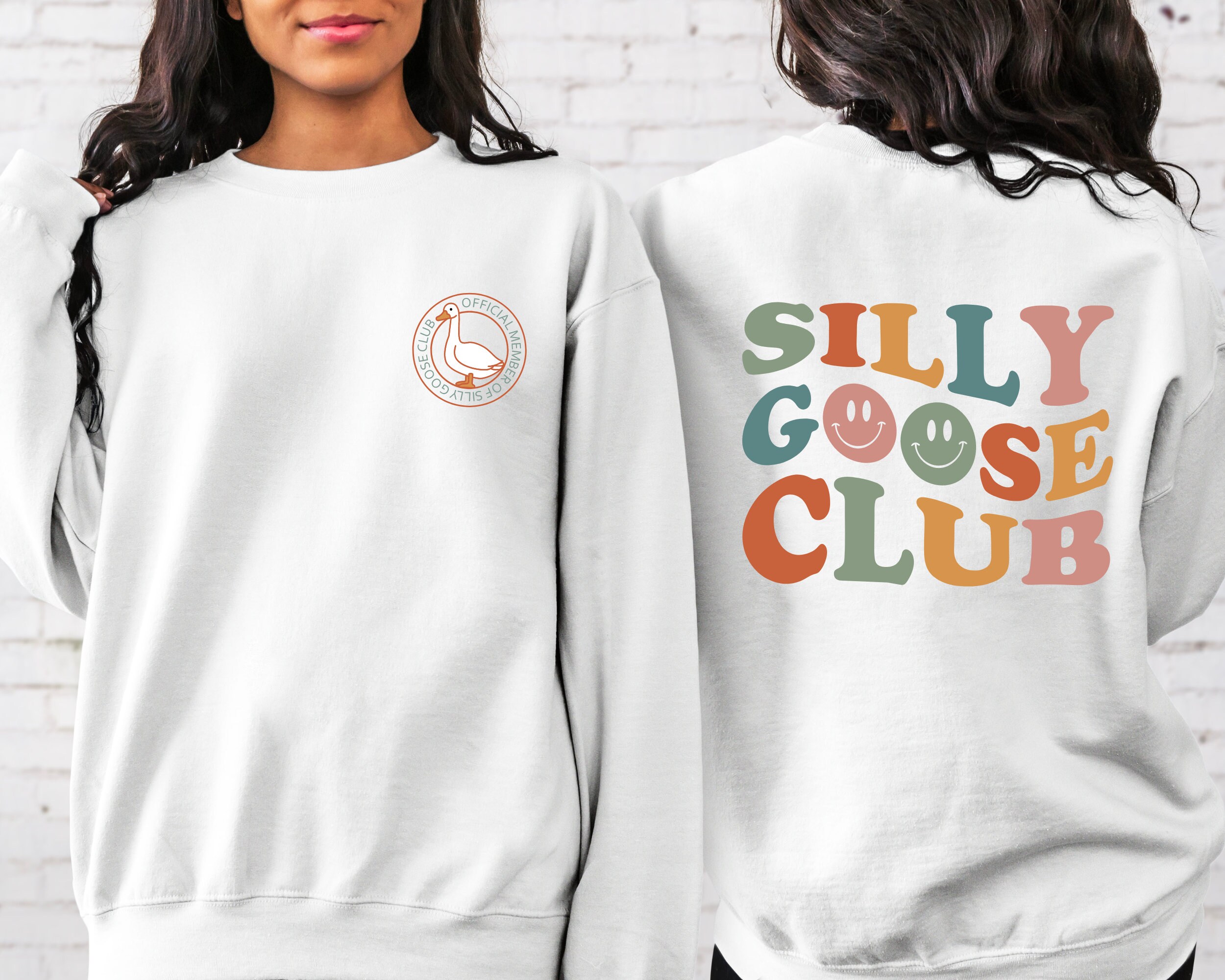Silly Sweatshirt, Unisex Goose Hoodie, Trendy Shirt, Funny Sweatshirt ...