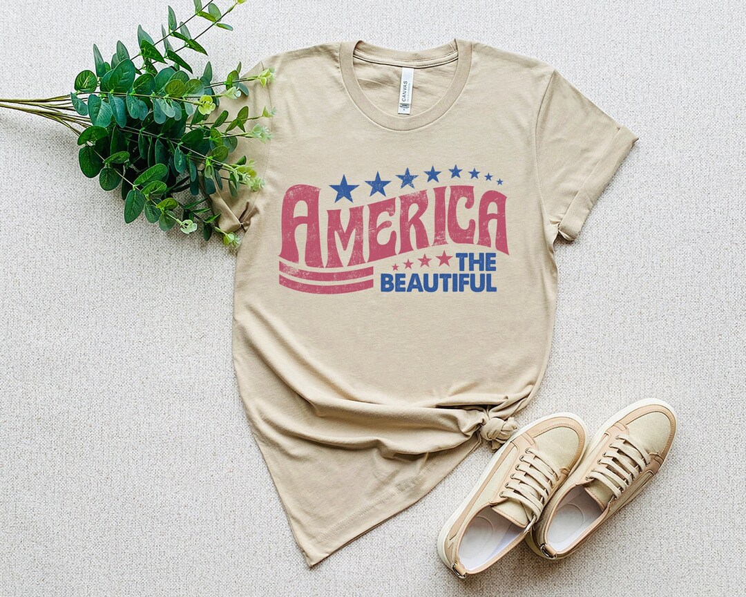 Retro America Shirt, America the Beautiful, 4th of July Shirt, Fourth ...