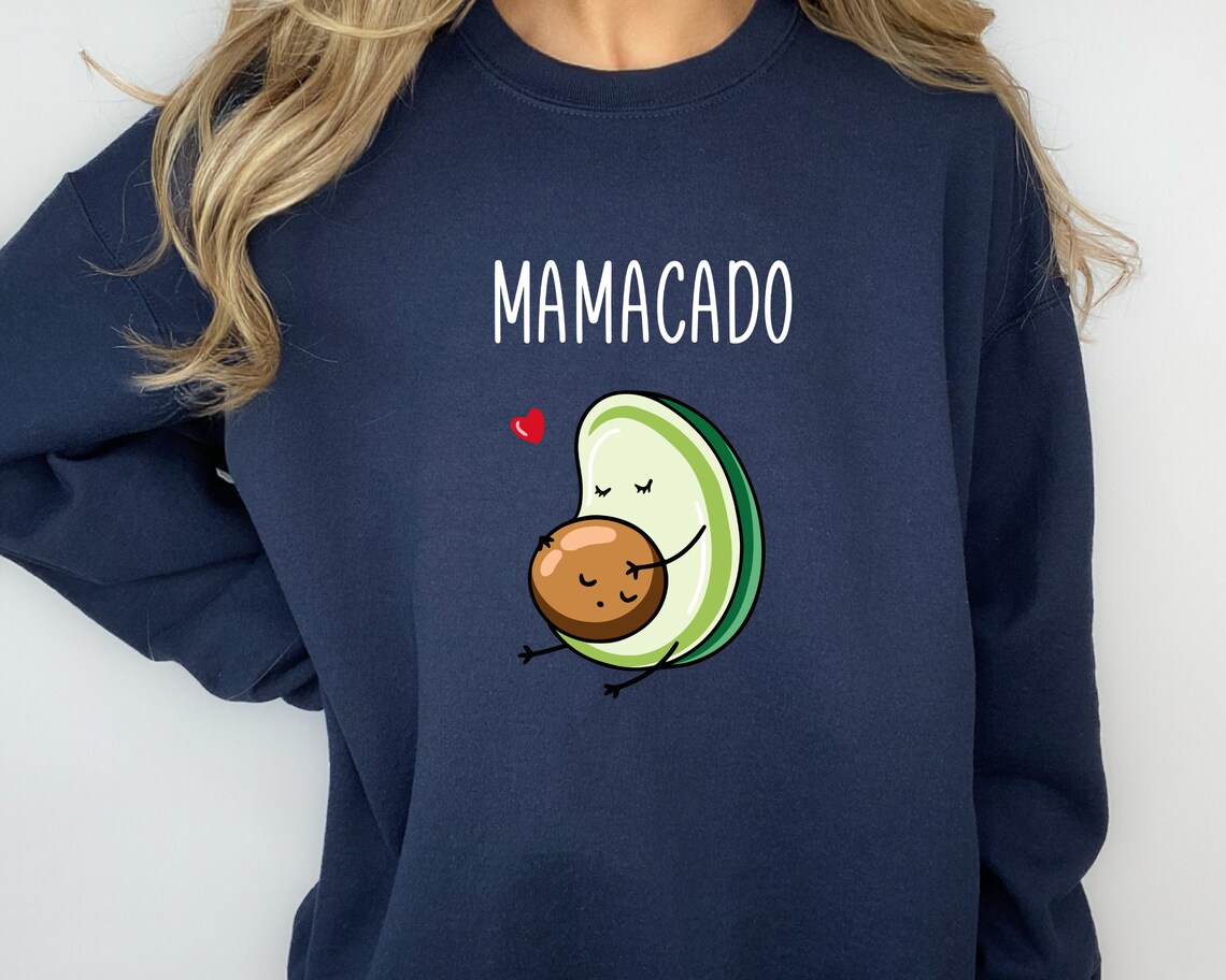 Mamacado Sweatshirt, Baby Announcement Hoodie, New Mom Gift, Pregnancy ...
