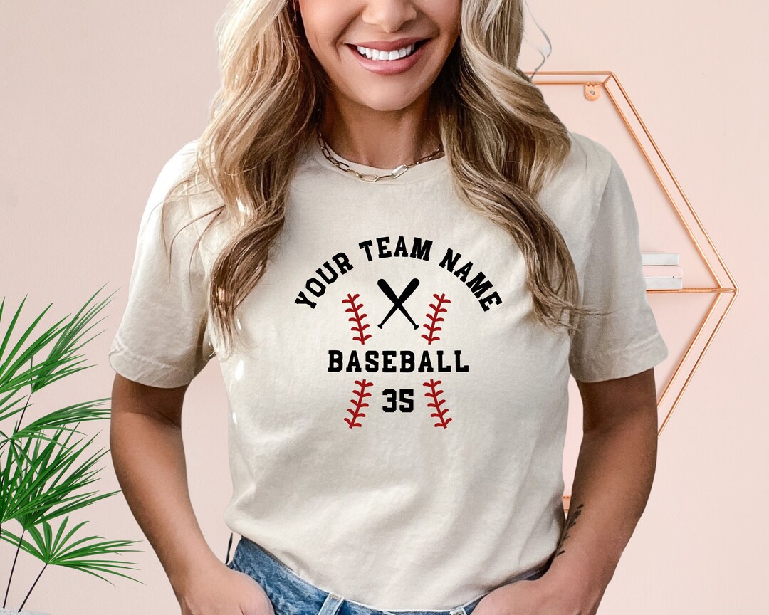 Custom Baseball Shirts, Personalized Baseball Shirt, Game Day Baseball ...