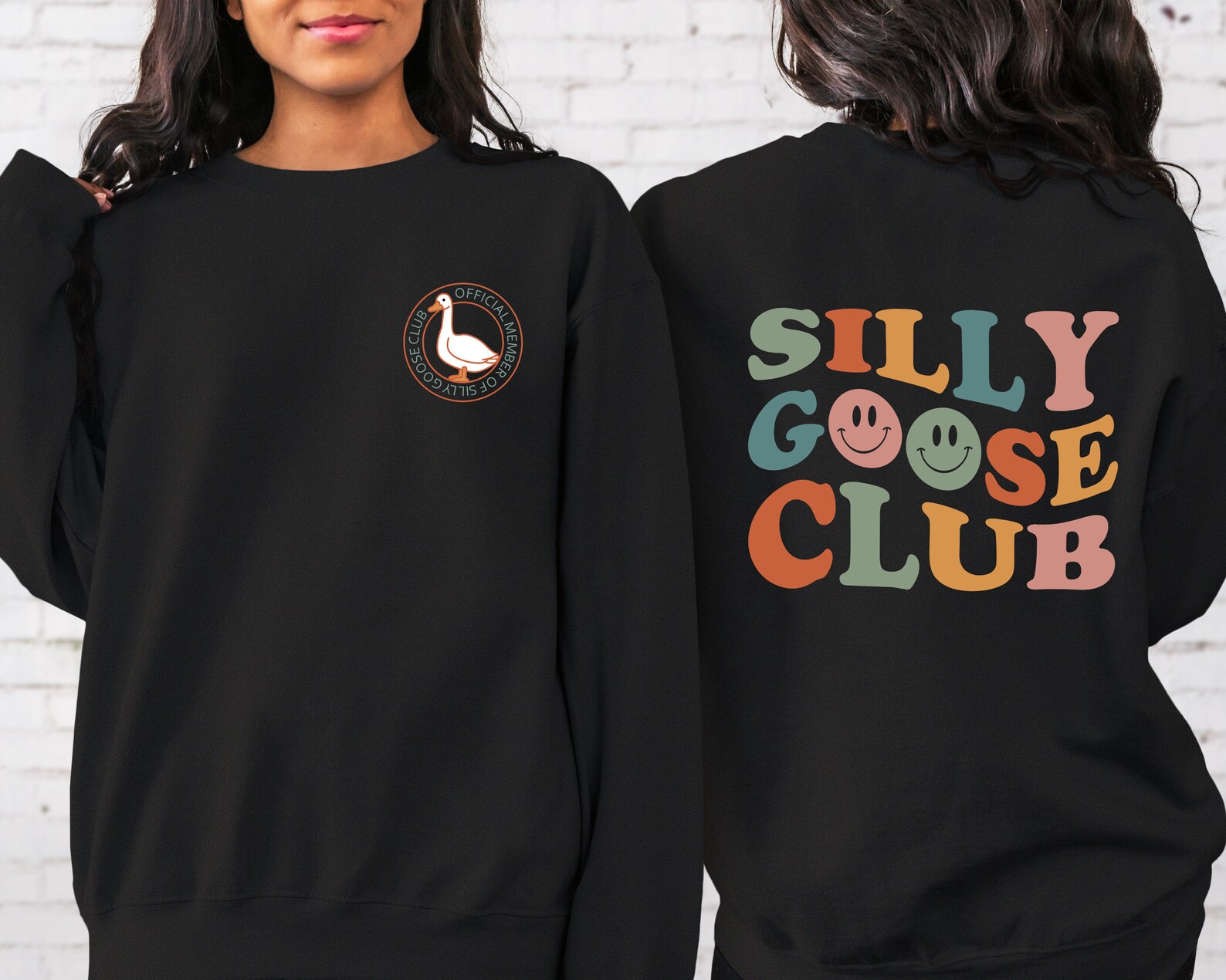 Silly Sweatshirt, Unisex Goose Hoodie, Trendy Shirt, Funny Sweatshirt ...