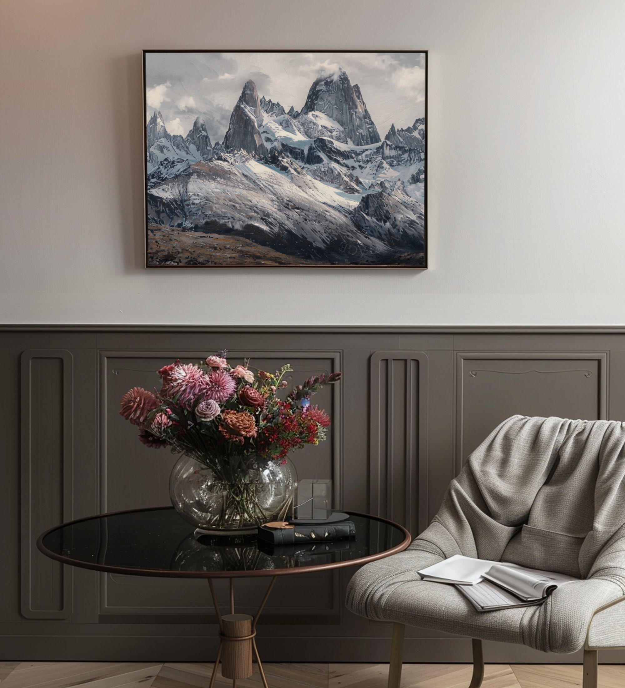 Argentina Wall Art, South America Print, Vintage Patagonia Wall Art ...