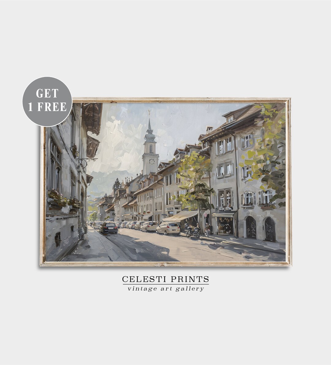 Bern Painting, City Art Print, Switzerland Painting, Bern Wall Decor ...