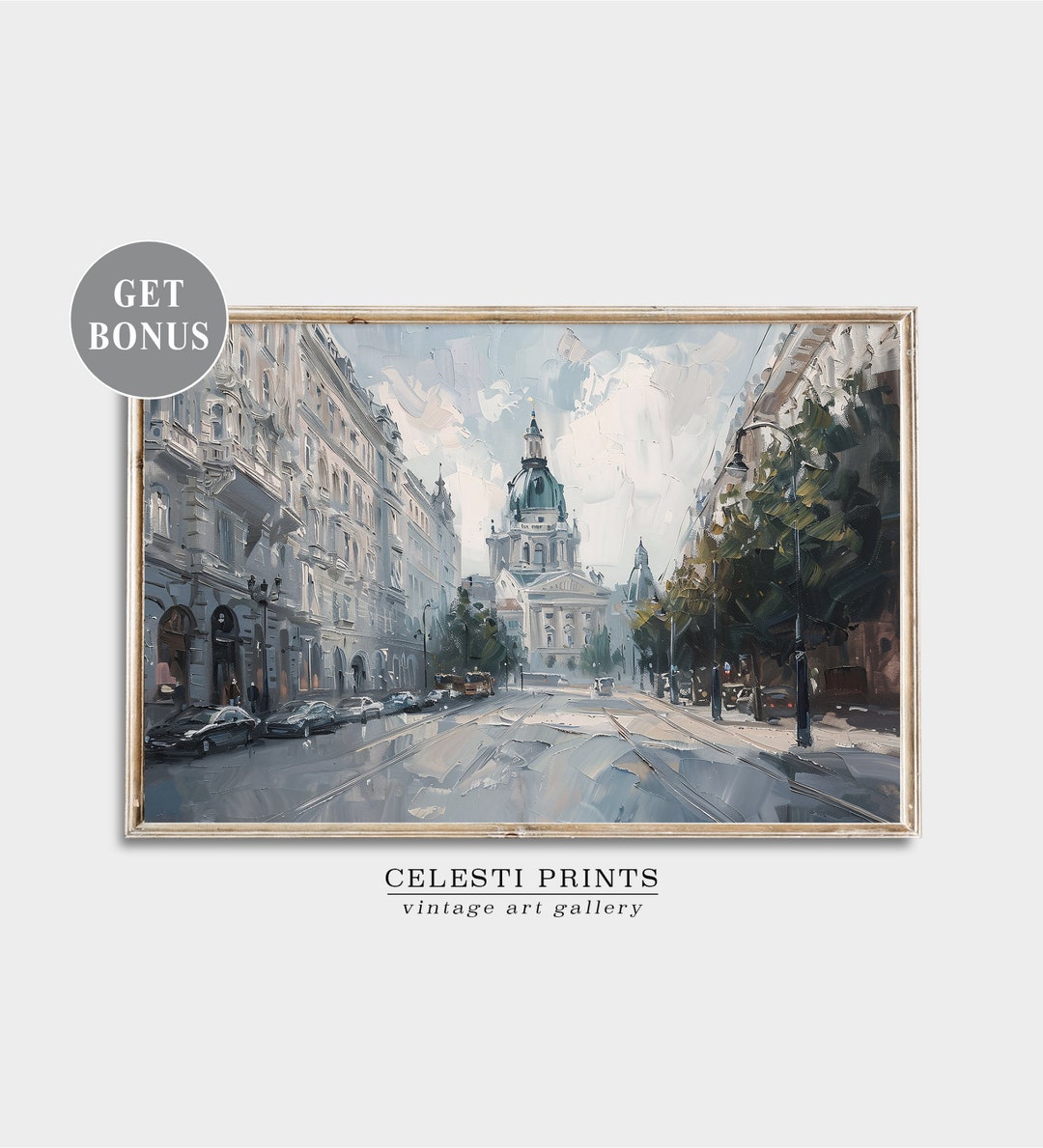 Vienna Wall Decor, Austria Wall Art, Europe Art Print, Vienna Cityscape ...