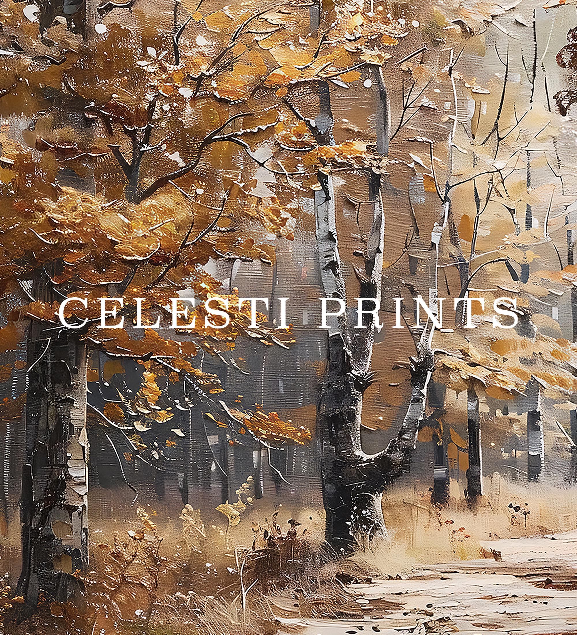 Autumn Forest Wall Art, Forest Path Art, Rustic Fall Decor, Autumn ...