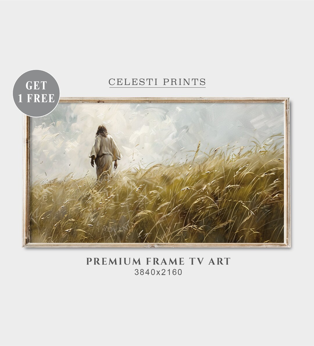 Jesus Frame Tv Art, Christian Tv Art, Samsung Frame Tv Art, Jesus ...