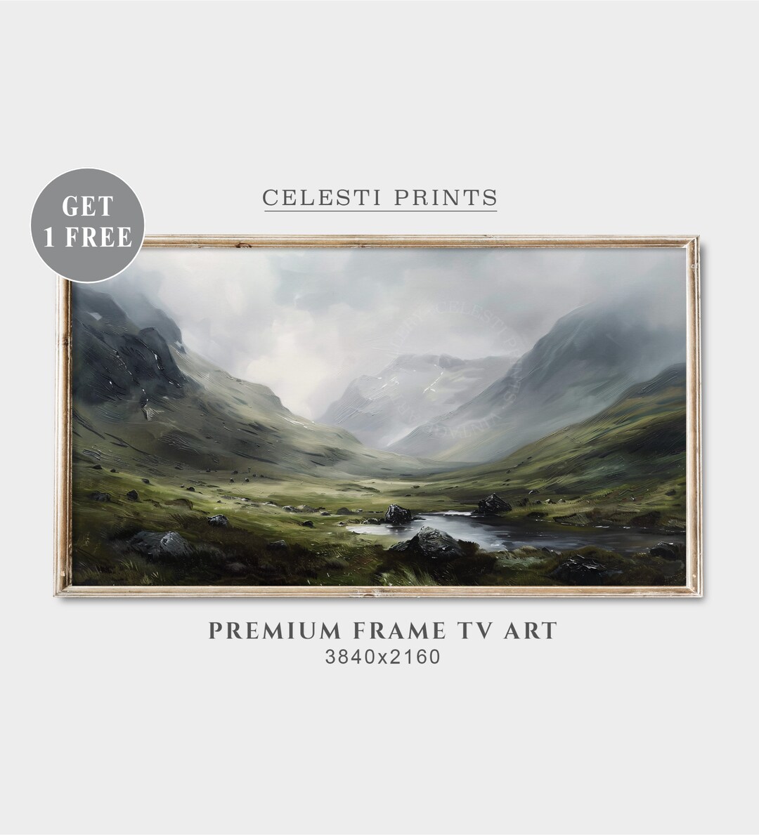 Scotland Tv Art, Samsung Frame Tv Art, Scottish Landscape, Frame Tv Art ...