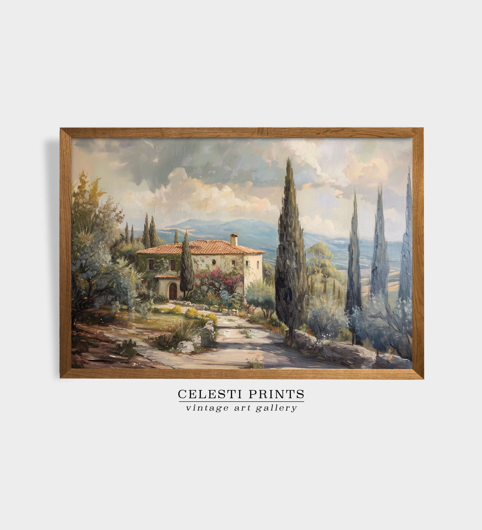 French Countryside Print, French Farmhouse Decor, Provence Countryside ...